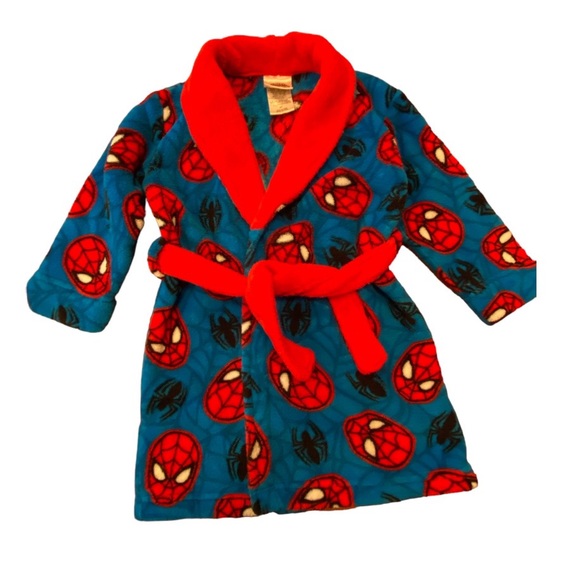 Komar Kids | Pajamas | Spider Man Plush Fleece Robe Size 3t | Poshmark